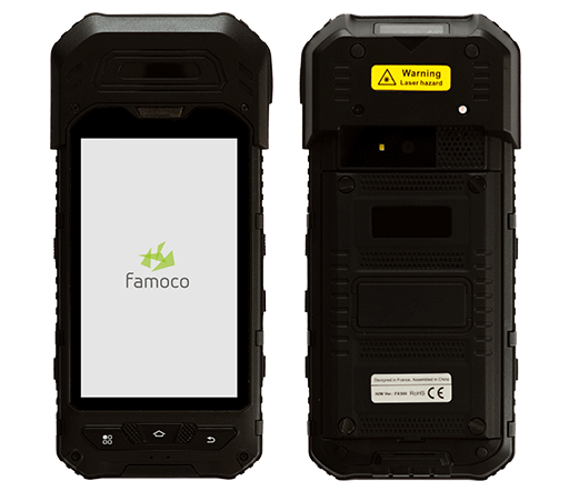 Famoco FX300 - Scanner - 8GB - Zwart